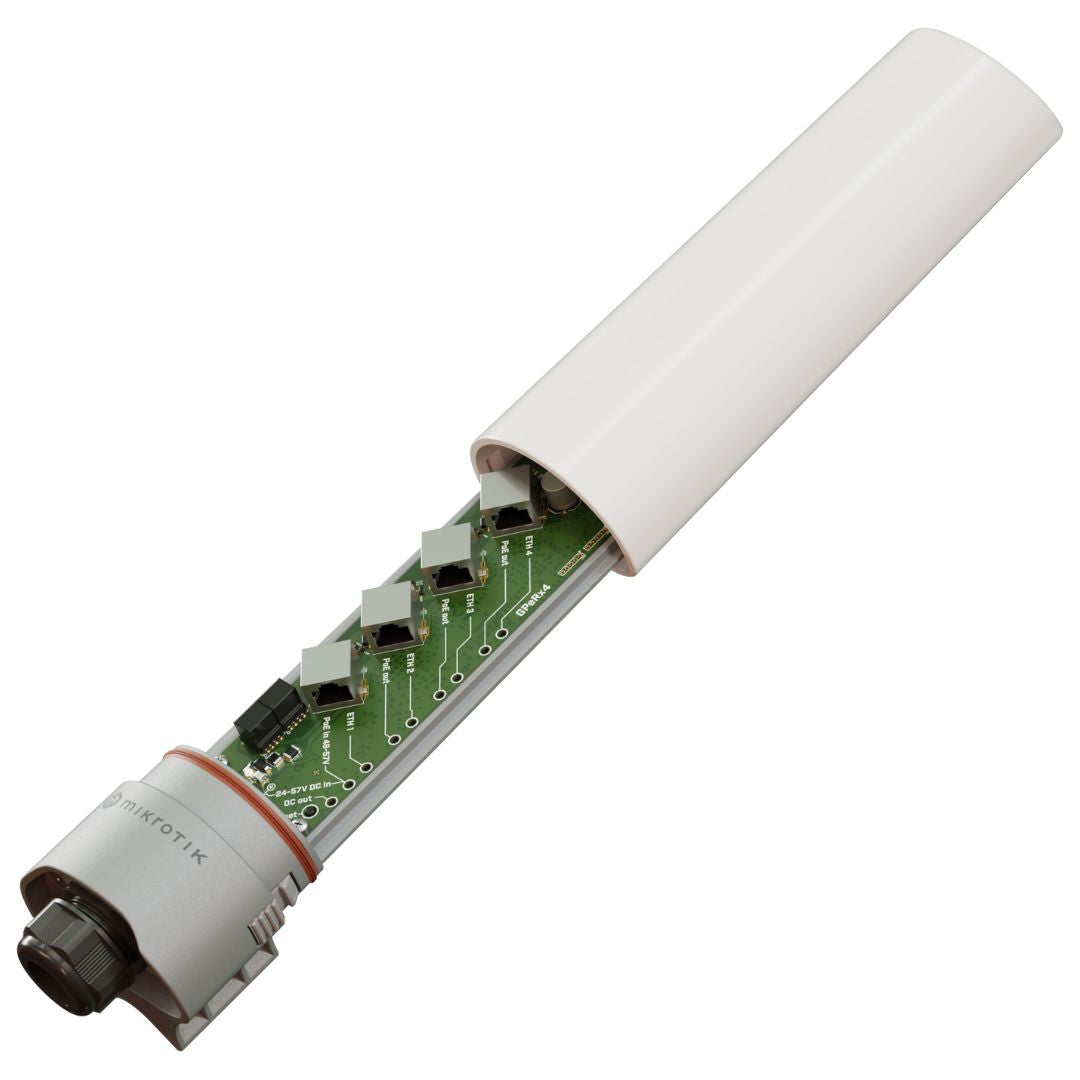 MikroTik GPeRx4 Smart Gigabit Passive Ethernet Repeater & PoE Splitter ...