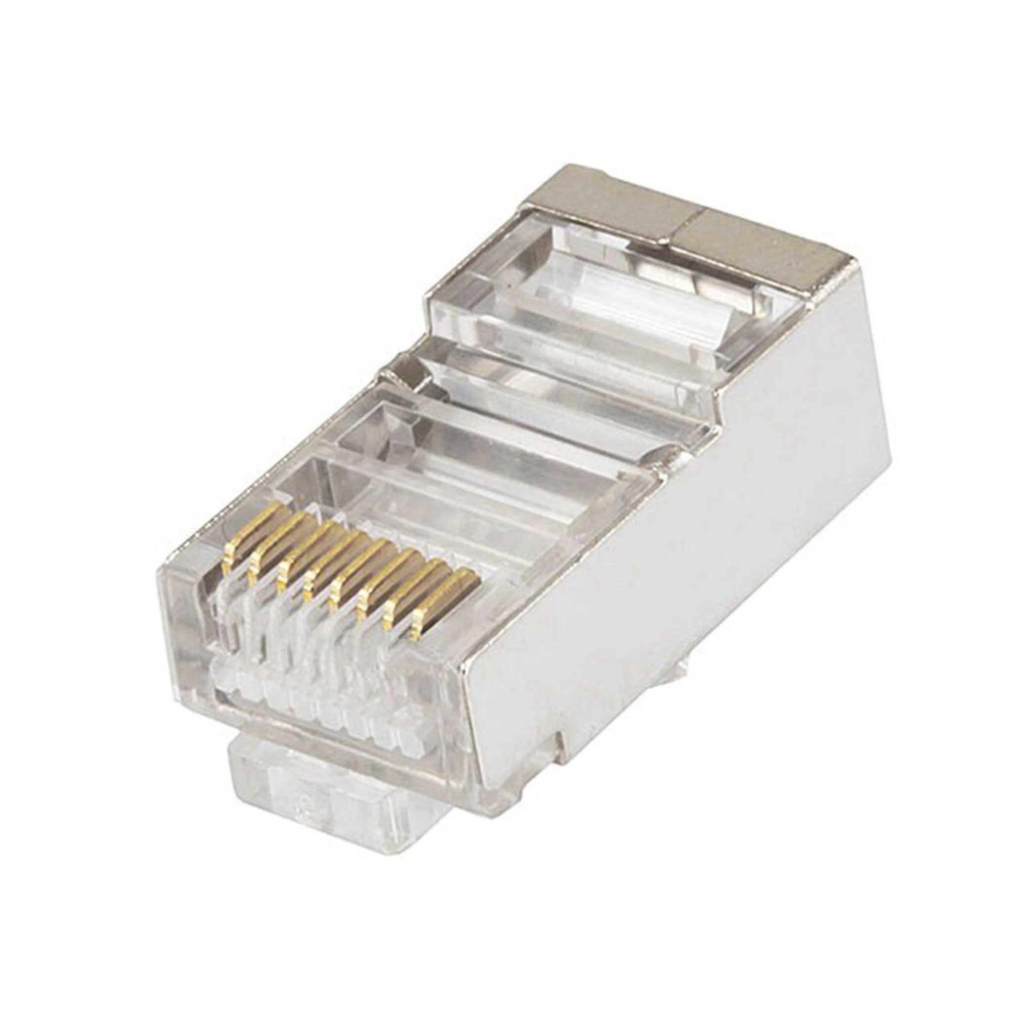 Maxxwave Shielded Cat5e Connectors (100 pack) [MW-Cat5e-CON-100 ...