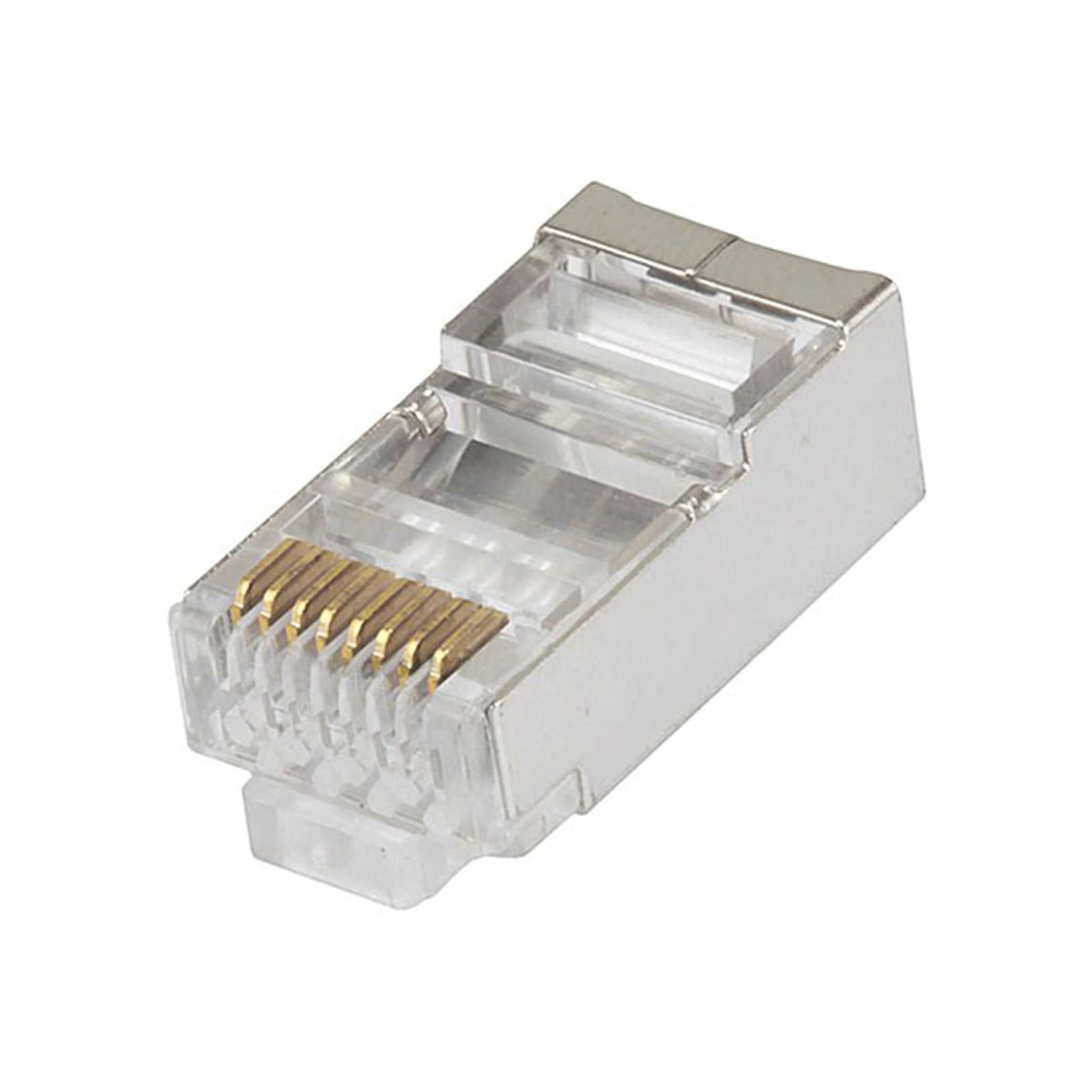 Maxxwave Shielded Cat6 Connectors (100 pack) [MW-Cat6-CON-100 ...