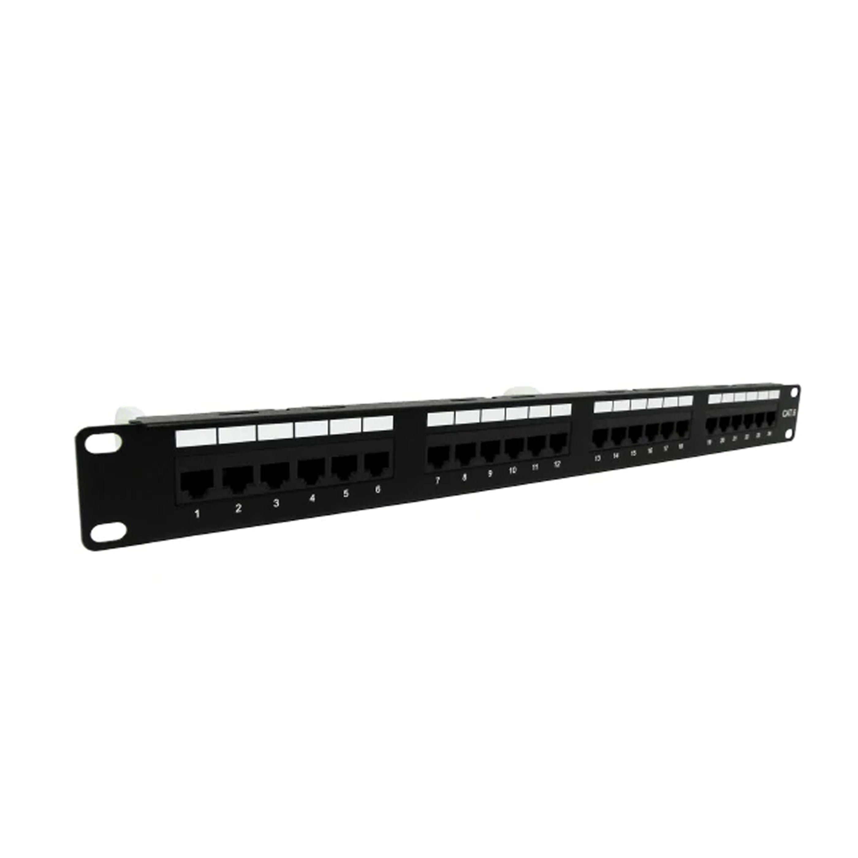 Primus Cable CAT6 Network 24-Port Patch Panel, 1U Rack Mount [PP2-304 ...