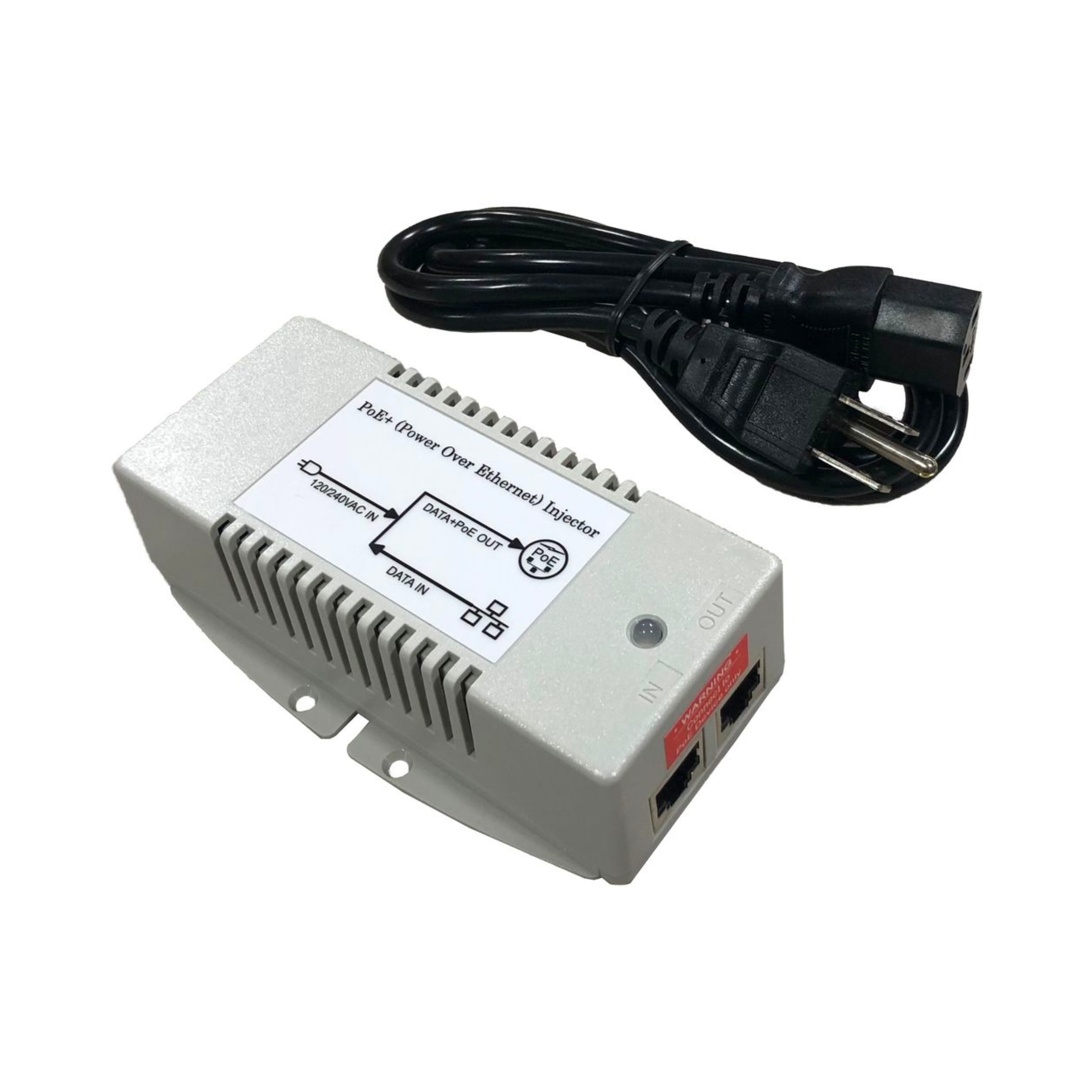 Tycon Systems 56V 50W Gigabit High Power Passive PoE Power Inserter w ...
