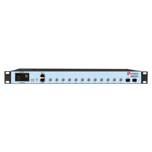 Positron G.hn Access Multiplexer GAM with 12x Coax Ports 2x 10Gbps SFP ...