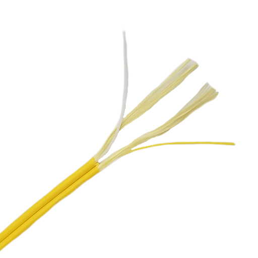Maxxwave Fiber Optic Cable Single Mode Duplex 9/125 Yellow Riser Rated ...