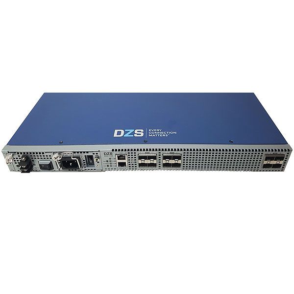 DZS MXK-F 1U 8-GPON OLT 4X1GE/10G Uplinks (SFP/SFP+) 1 Single DC PSU 2 ...