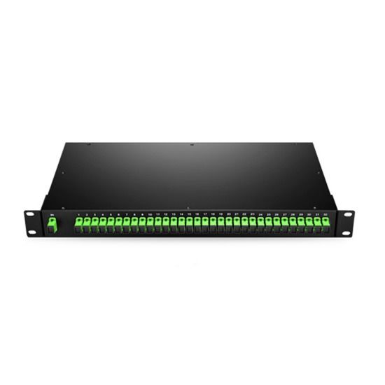 Maxxwave 1x32 PLC Fiber Splitter 1U 19" Rack Mount SC/APC Single Mode ...